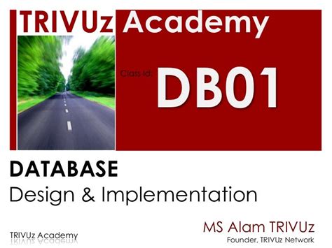 database design and implementation 1