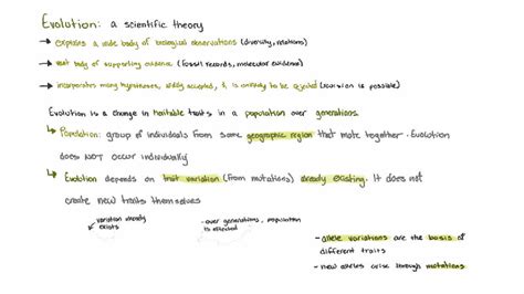 Evolution Lecture Notes On Natural Selection And Genetic Variation