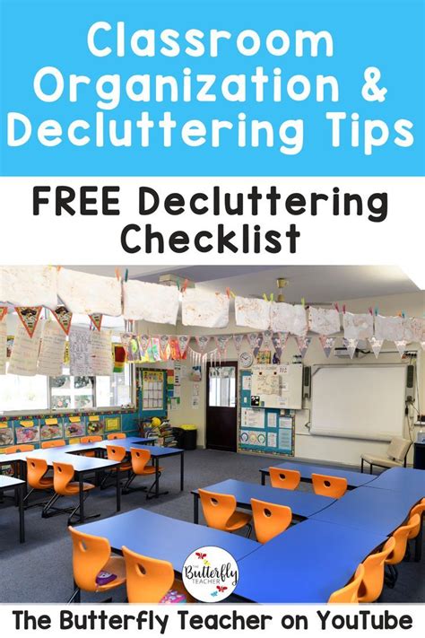 Classroom Organization Decluttering Tips With A Free Decluttering