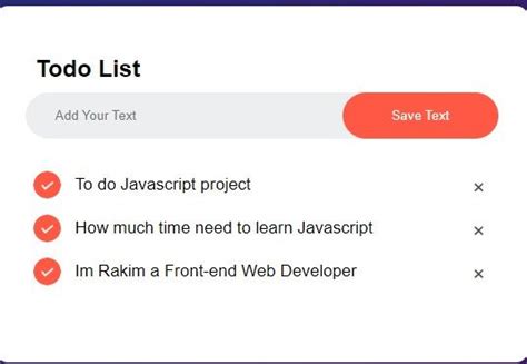Rakim Ali On Linkedin Javascript Webdevelopment Frontend Todoapp Developer Bangladesh