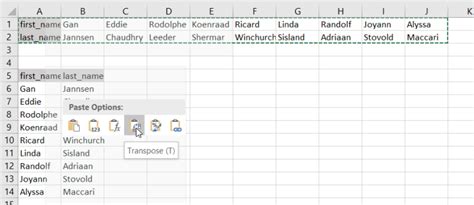 How To Convert Excel Rows To Columns Blog