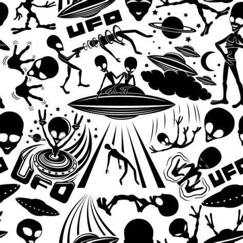 Abstract Alien Art Backgrounds Illustrations Royalty Free Vector