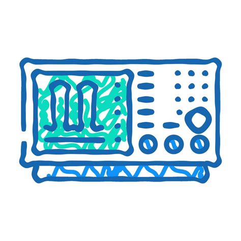 Oscilloscope Analysis Electronics Icon Doodle Illustration 49840098 Vector Art At Vecteezy