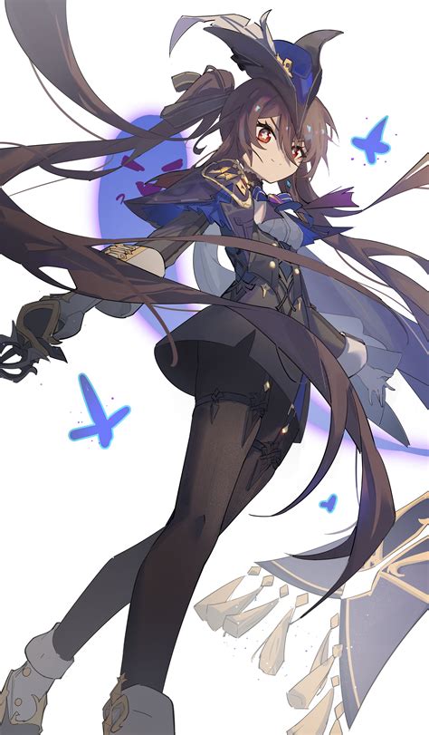 Hu Tao Boo Tao And Clorinde Genshin Impact Drawn By Qixia Danbooru