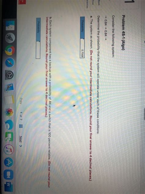 Solved Problem S Algo Consider The Following System Chegg Com