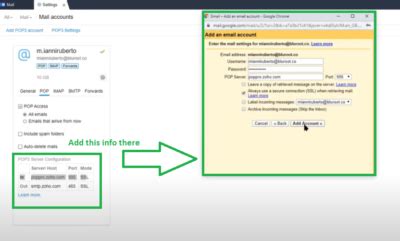 How To Use Zoho Mail In Gmail Zoho Help Bluroot