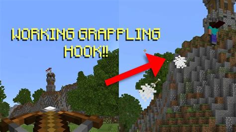 How To Make A Grappling Hook In Minecraft Pe With One Command Block Minecraft Amino