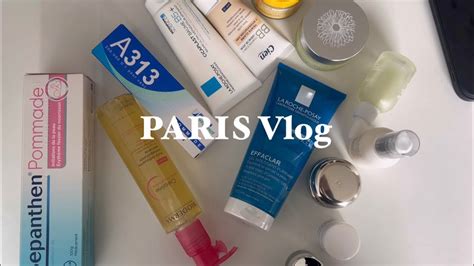Paris Vlog 파리일상 브이로그 프랑스 살면서 파리약국에서 구매하고 사용하는 찐 기초제품 스킨케어몽쥬약국 시티파마