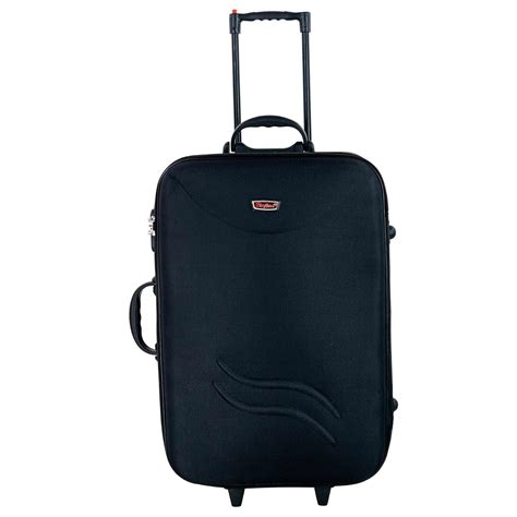 Skyline Expandable Polyester Soft Case Trolley Bagsuitcase With Number Lock With 3 Wheels For