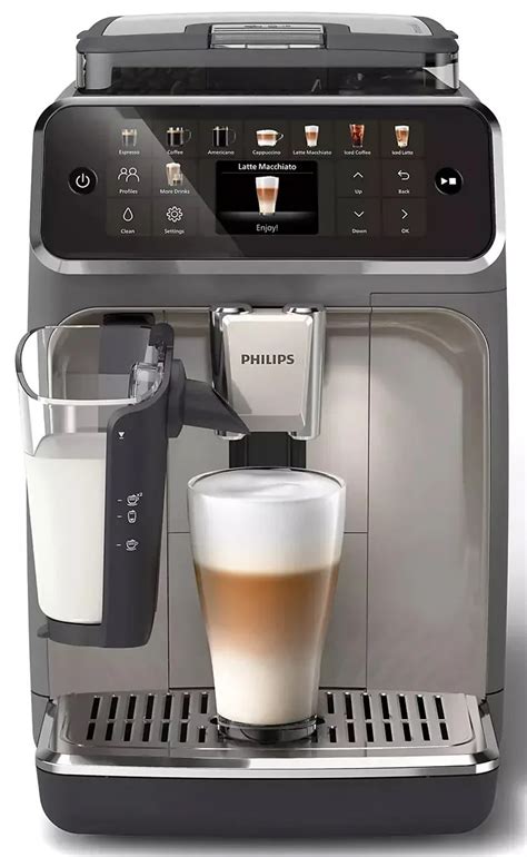 Philips 5500 LATTEGO + ICED COFFEE Silent Brew Coffee Machine EP5544/90 ...