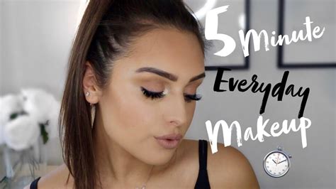 5 Minute Everyday Makeup Youtube