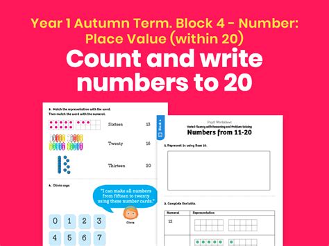Y1 Autumn Term Block 4 Numbers From 11 To 20 Maths Worksheets Teaching Resources