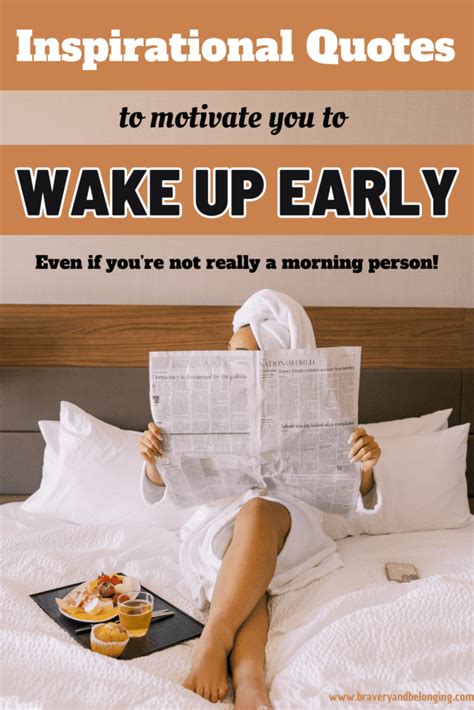 42 Motivational Quotes For Waking Up Early