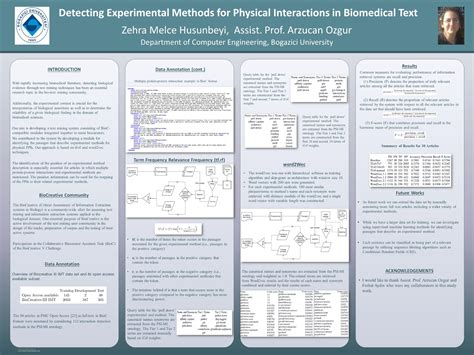 Detecting Experimental Methods For Physical Interactions In Biomedical Texts Senior Projects