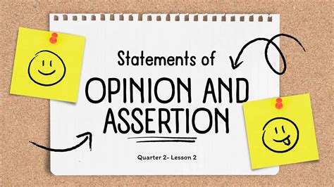 Opinion And Assertion Powerpoint Presentation Pptx