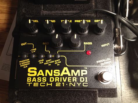 Sansamp Bass Driver Di V2 Tech 21 Sansamp Bass Driver Di V2
