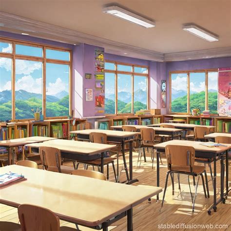 School Background Stable Diffusion Online