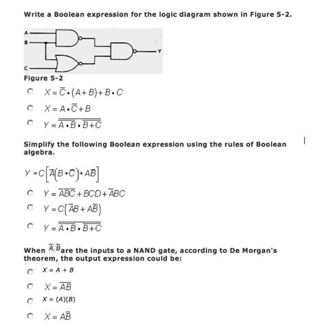 logic diagram for boolean expression