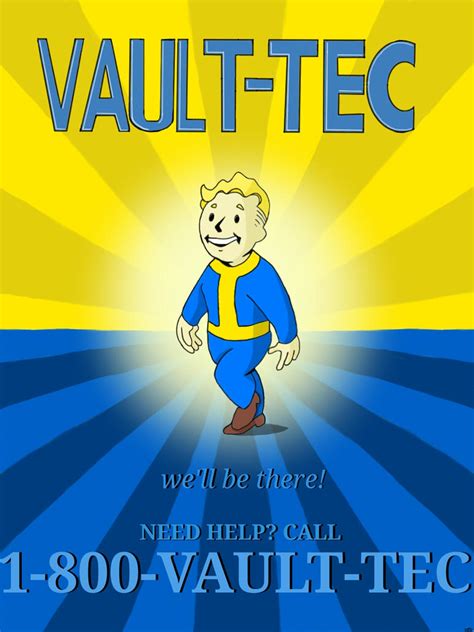 Vault Tec Poster by FlailingWombat on DeviantArt