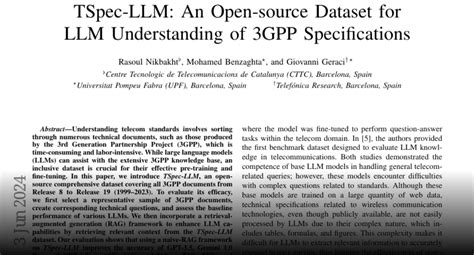 paper page tspec llm an open source dataset for llm understanding of