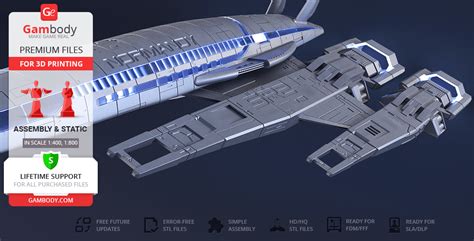 Mass Effect Normandy Sr 2 Stl Files For 3d Printing Gambody