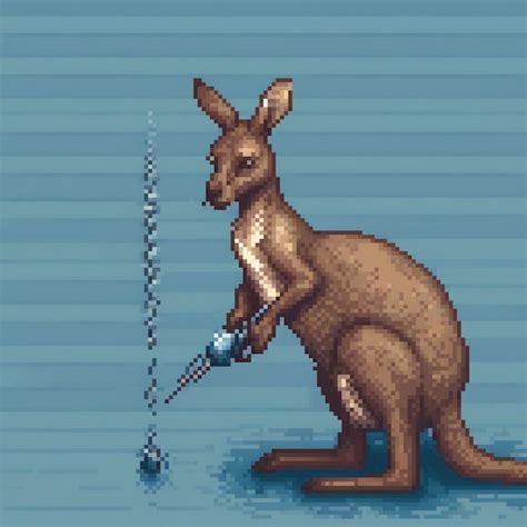 9 000 Pixel Art Kangaroo Pictures