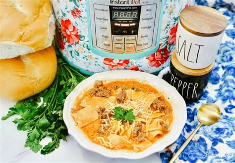 Instant Pot Lasagna Soup Mama Cheaps®