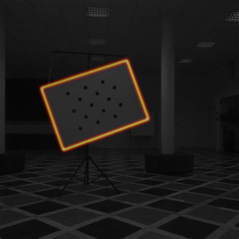 A Two Sided Planar Calibration Target Used For The Calibration Of Our