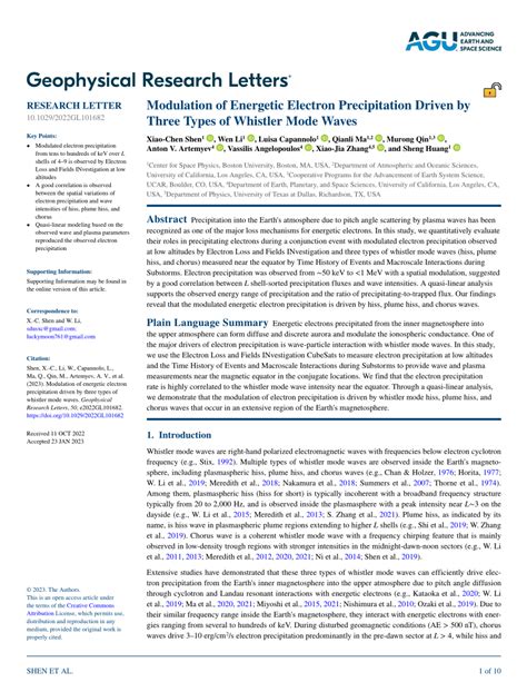 Pdf Modulation Of Energetic Electron Precipitation Driven By Three Types Of Whistler Mode Waves