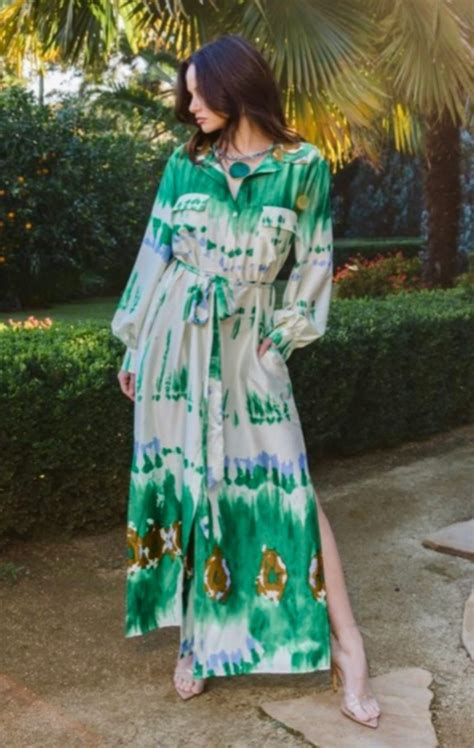 Vestido Maxi Con Botones Frida Sofia Boutique