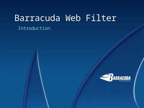 Pptx Barracuda Web Filter Introduction Barracuda Networks