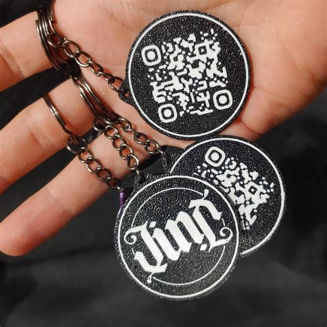 Custom Smart NFC Chip And QR Code Keychains Zipper Pulls To Promote Your Business Or Social