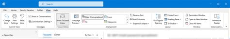 Outlook Focus View And Outlook Conversation Views IT Offices