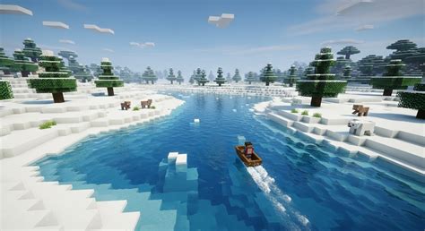 Minecraft Frozen River Biome Icy Waters Mobs And Survival Tips