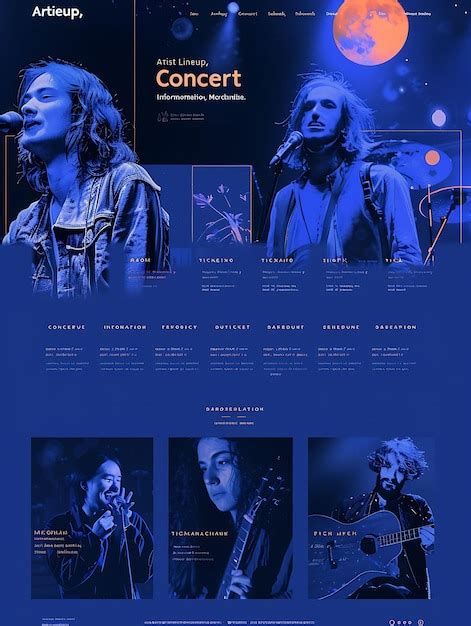 Split Screen Layout Web With Moon Phase Shadow Figma Effect Autumn Theme Layout Idea Designs