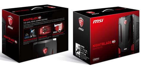 Msi Launches New Sff Prebuilt The Nightblade Mi Sff Network Sff Network