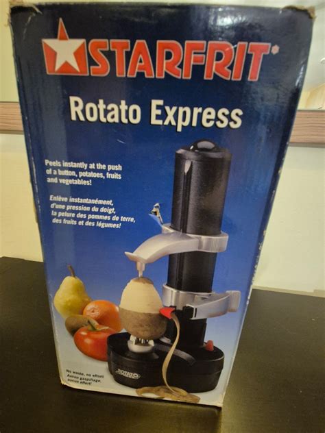 Starfrit Rotato Express Electric Peeler Tv And Home Appliances Kitchen