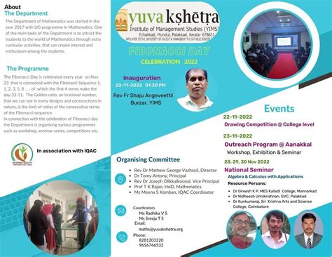 Fibonacci Day Celebration 2022 Starting On 22 November Yuvakshetra