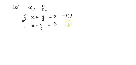 SOLVED The Sum Of Two Numbers Is If One Number Is Subtracted From The Other Their