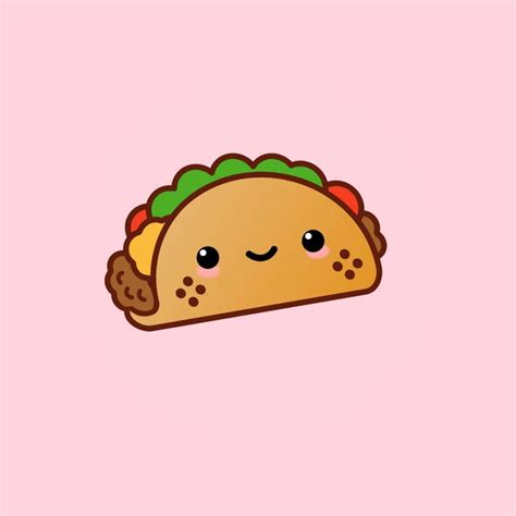 Taco Cute Desktop Wallpaper