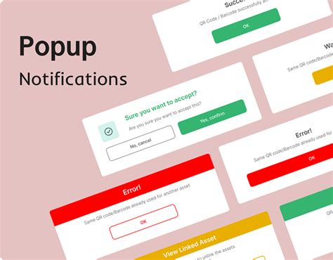 Popup Notifications Behance