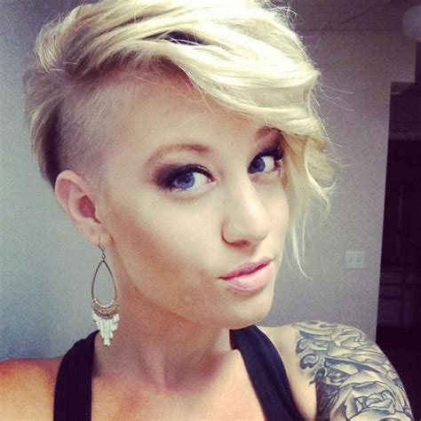Faux Hawk Edgy Short Haircuts Short Shaved Hairstyles Hairstyles With Bangs Trendy Hairstyles