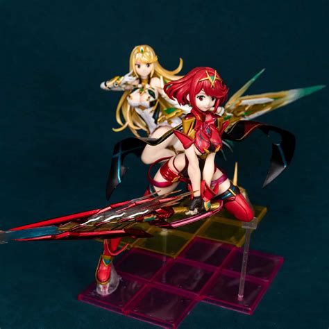8cm Xenoblade Chronicles 2 Pyra And Mythra Game Girl Figure Model