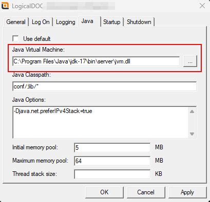 Switch To Java17 On Windows LogicalDOC Community Wiki