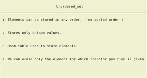 differences between set multi set unordered set unordered multi set