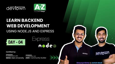 Live Day 04 Learn Backend Web Development Using Nodejs And Express Complete In 7 Days