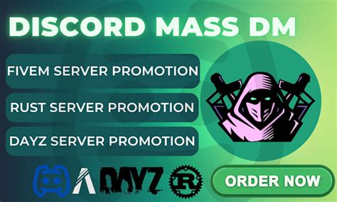 do discord mass dm rust server promotion fivem dayz fivem game server ads by greatness978