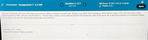 Solved Homework Assignment 7 3 2 Hw Question 4 3 2 7 Part