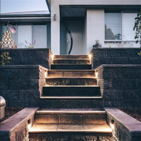 Block Retaining Wall Lights Sterling® Wall System Part 2 • Cap
