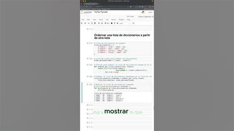 Ordenar Una Lista Con Otra Lista Python Programming Coding Programacion Septipycode